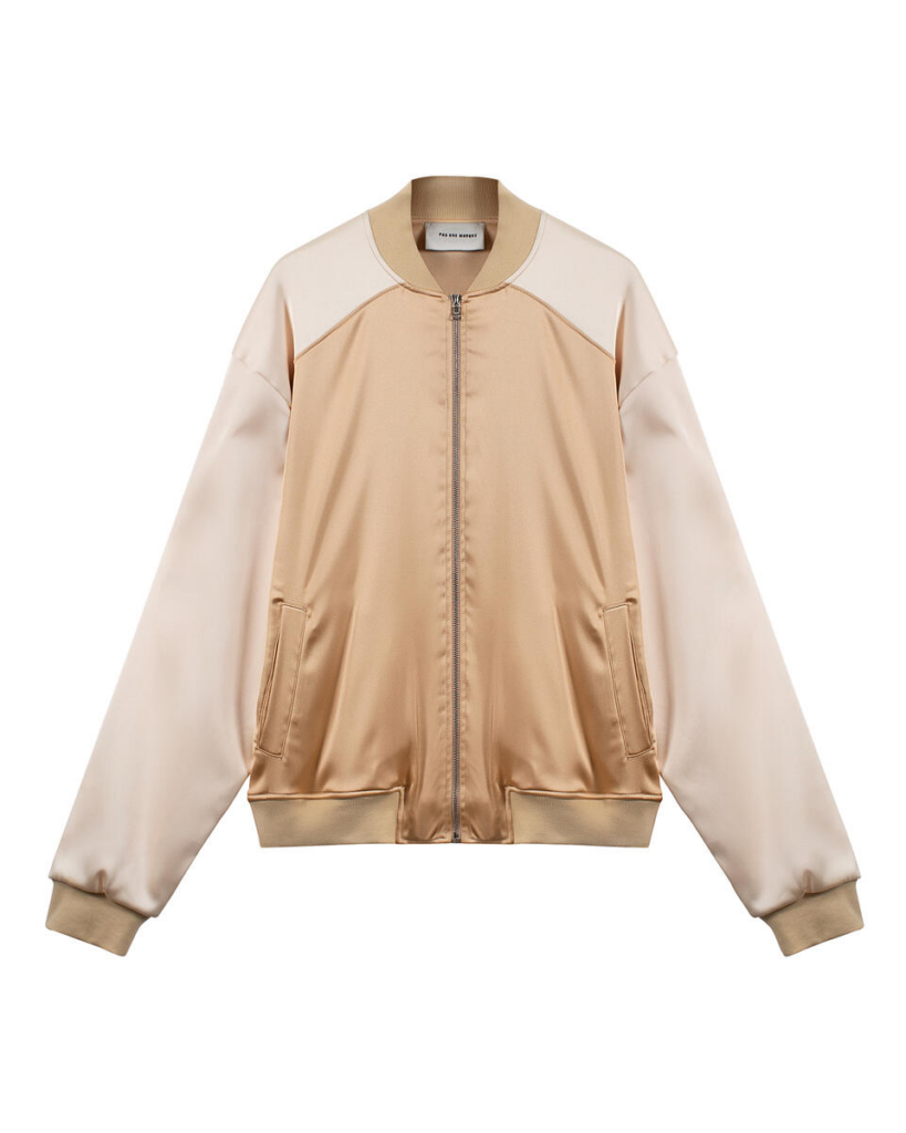 Double Cream Bomber Jacket - Fashion Connection